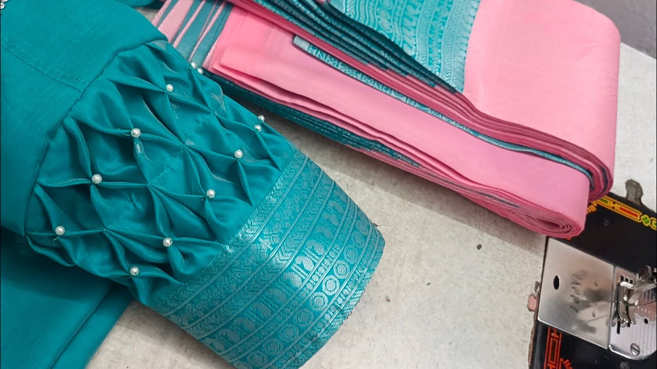 Easy and beautiful latest Trending smoking sleeve design cutting and stitching for blouse