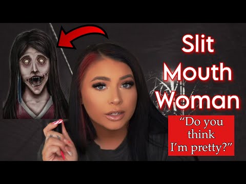 SLIT MOUTH WOMAN! | JAPANESE URBAN LEGEND + grwm using drugstore makeup