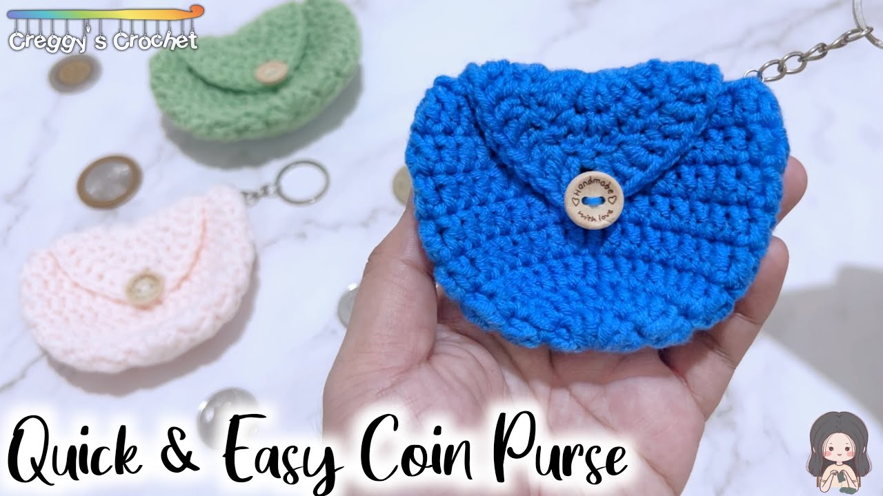 CROCHET “Quick & Easy” Coin Purse | Tutorial