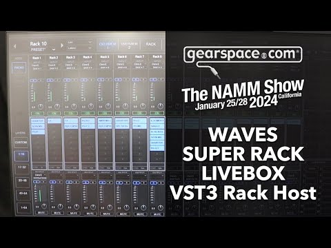 Waves Announces SuperRack LiveBox - Gearspace