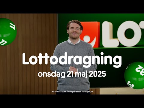Lotto onsdag 21 maj 2025 | Lottodragningen