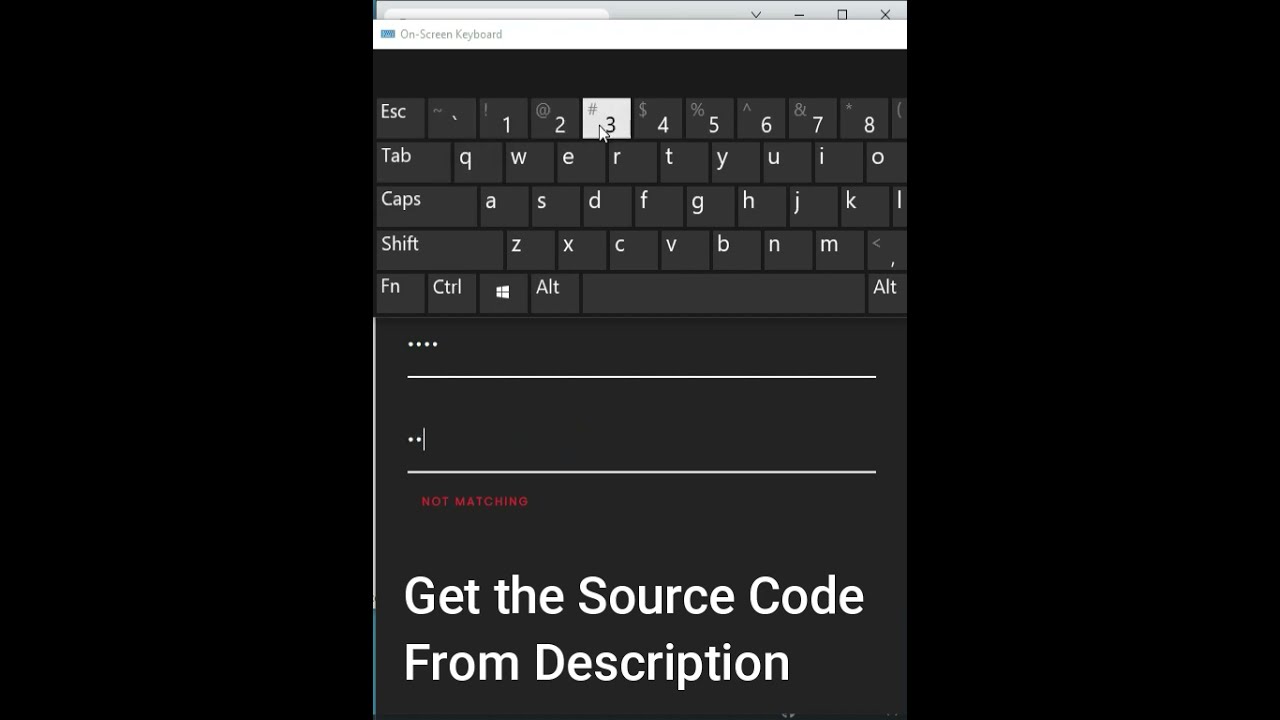 Password Validation With Source Code (HTML, CSS and JavaScript)| CodingWithRohani #shorts