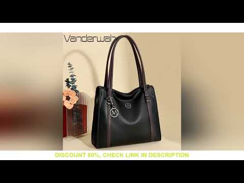 Soft Leather Luxury Handbags Women Bags Designer Shoulder Sac Ladies Large Capacity Top-Handle Bags
