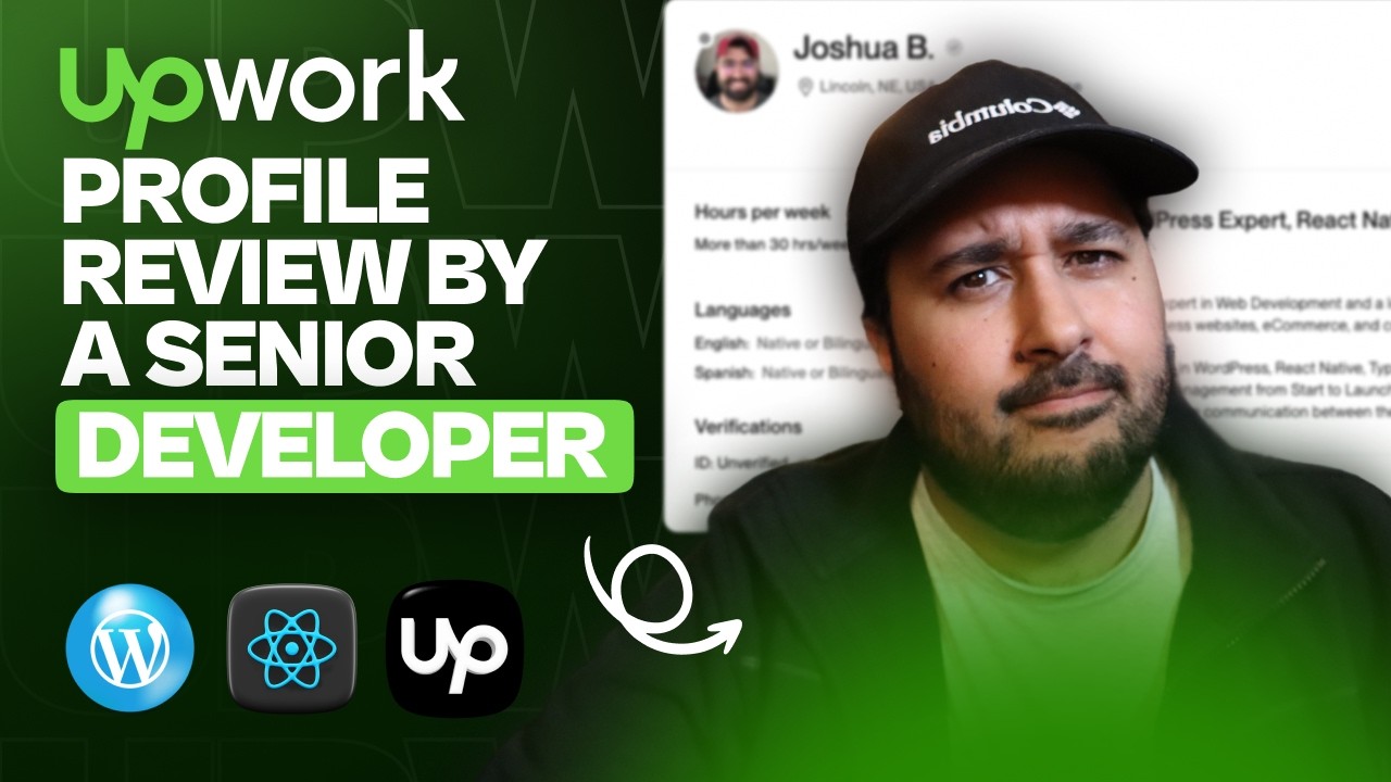 Upwork Profile Review By a Senior Developer