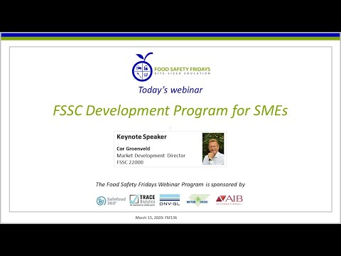 FSSC Development Program for SMEs