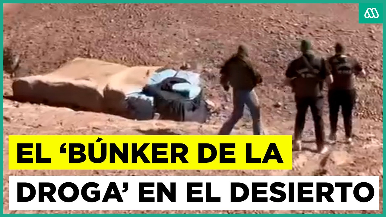'Búnker de la droga' en el desierto: hallan más de una tonelada de sustancias ilícitas en el norte