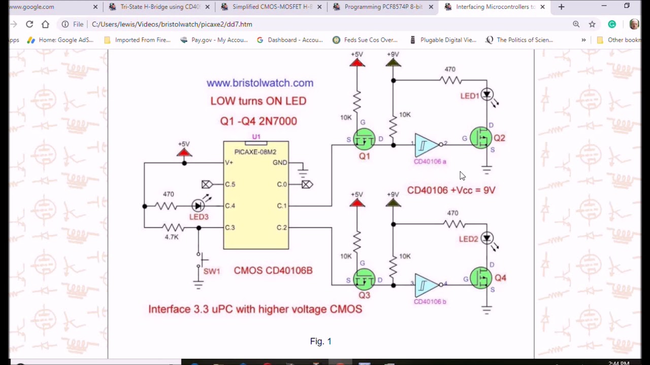 Pt. 1 Interfacing Microcontrollers to CMOS and MOSFET Circuits