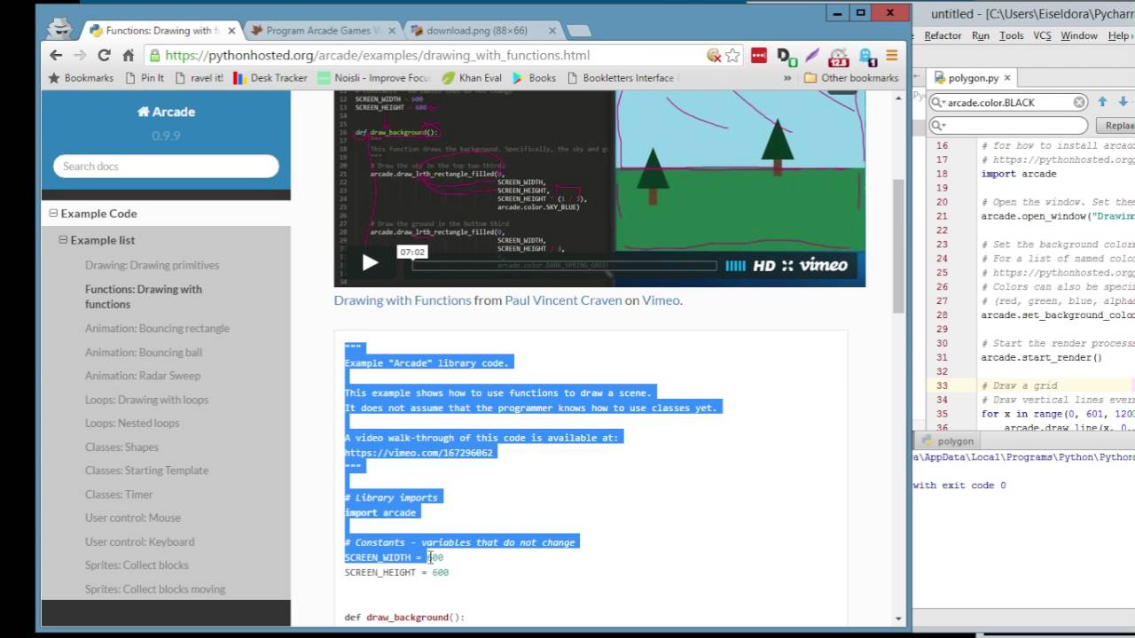 Programing with Python Arcade Library (Part 5)