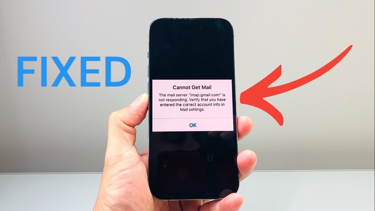 Cannot Get Mail The mail server not responding on iPhone (FIXED)