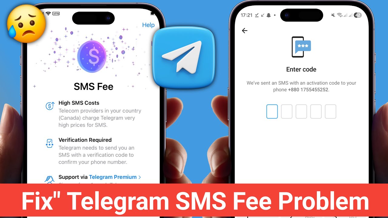 Telegram Code SMS Problem? Simple 100% Working Solution (No Fee)
