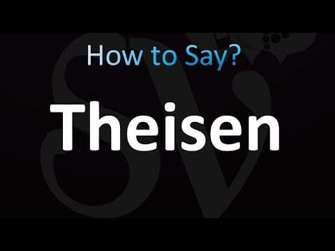How to Pronounce Theisen (correctly!)