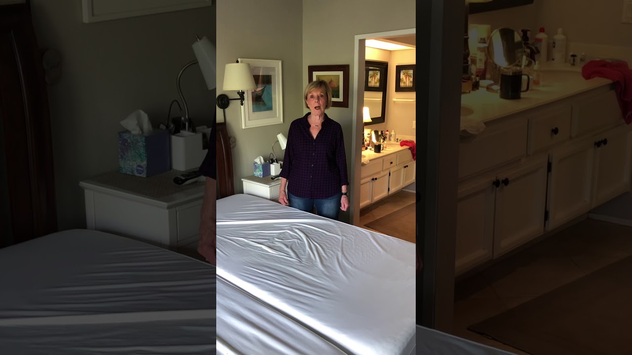 How to change sheets on a split king adjustable bed