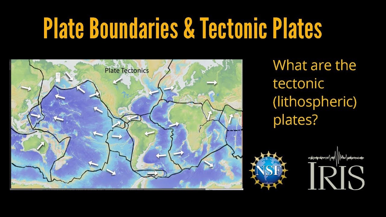 Tectonic Plates—What are the lithospheric plates?