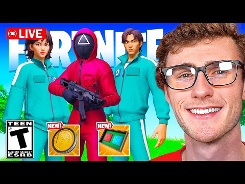 *NEW* FORTNITE SQUID GAME UPDATE OUT NOW!! (EARLY SKINS)
