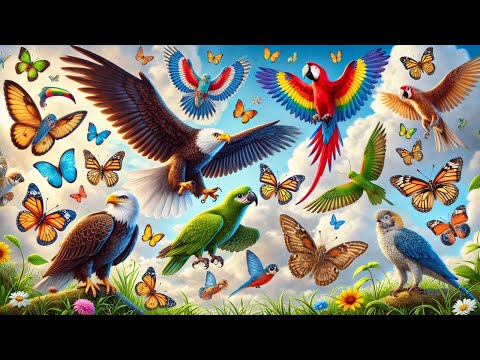 Exploring the World of Flying Animals | Fun Animal Names for Kids!