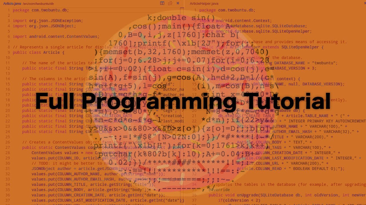 Programming Tutorial Speedrun Any% [World Record]