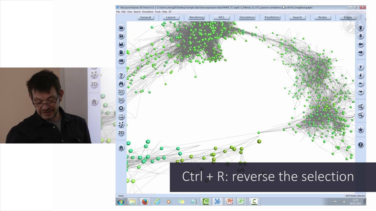 12. Network analysis of Expression data - (Practical Session) -