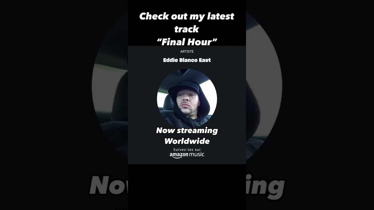 IT’S HERE!!!! Check out my latest track by me, Eddie Blanco East. Stream it today on YouTube