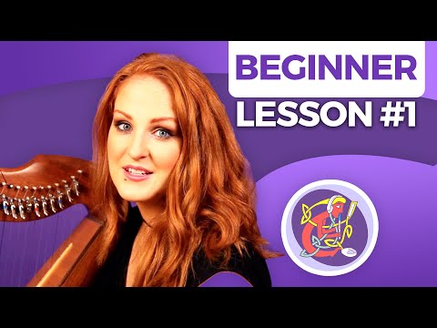 Irish Harp Lesson 1 - [The Basics] Start Here