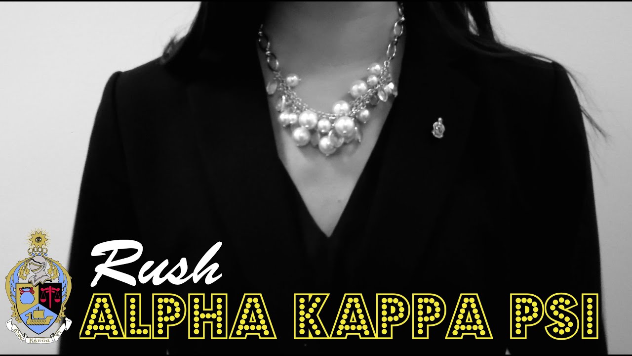 Rush Alpha Kappa Psi - Lambda Nu | Spring 2016