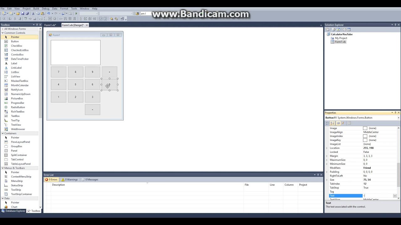 VB.Net tutorial: Create a calculator in Visual Basic (Working 2016)