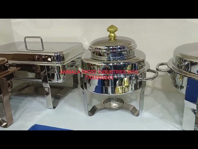Chafing Dish - Chafing Dish Round Top Model Manufacturer from Ambala