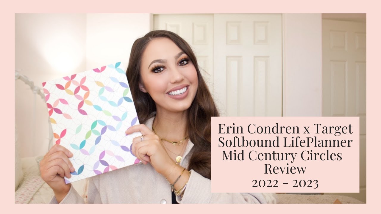 Erin Condren Softbound LifePlanner - Mid Century Circles Target Review 2022 - 2023