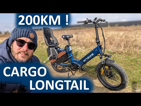 Engwe lE20 - le vélo cargo longtail aux 200km d'autonomie réelle !