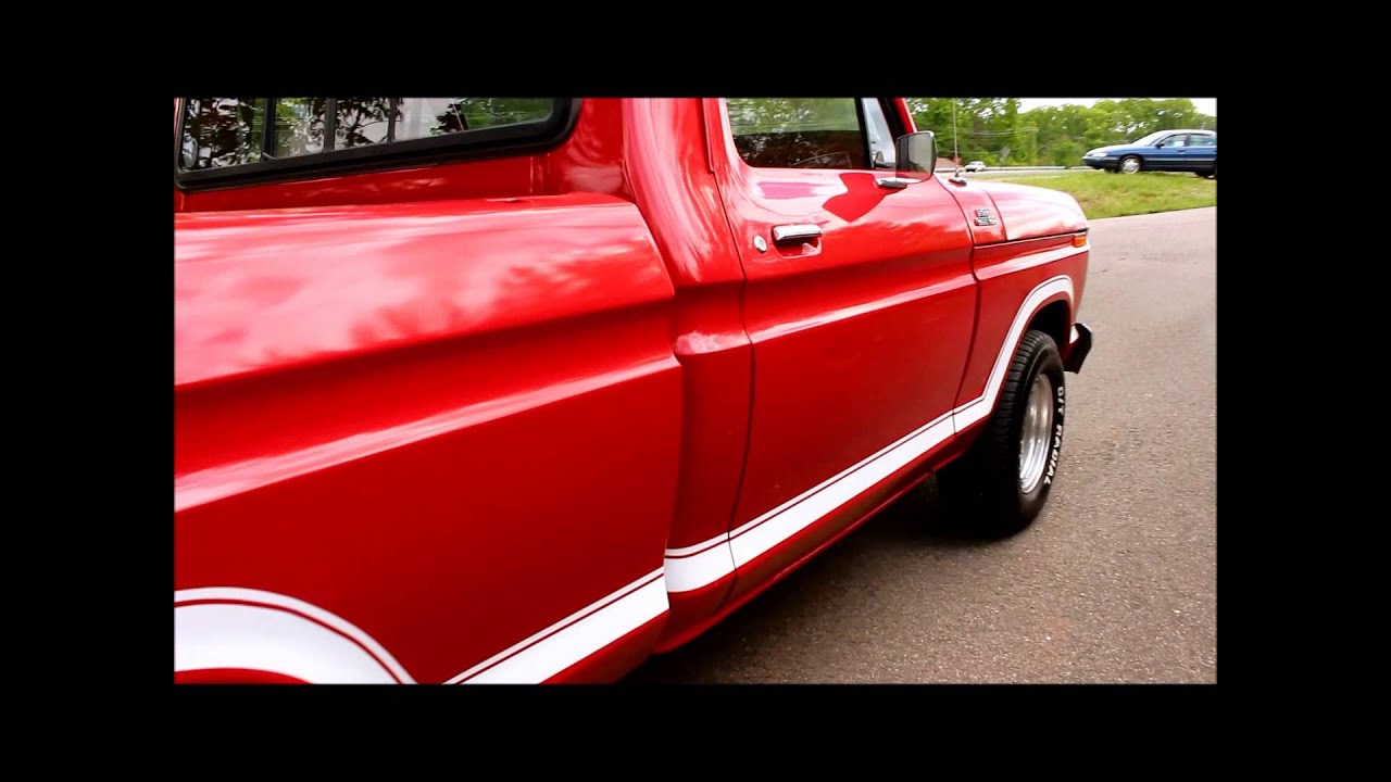 1979 Ford F100 Red pick up