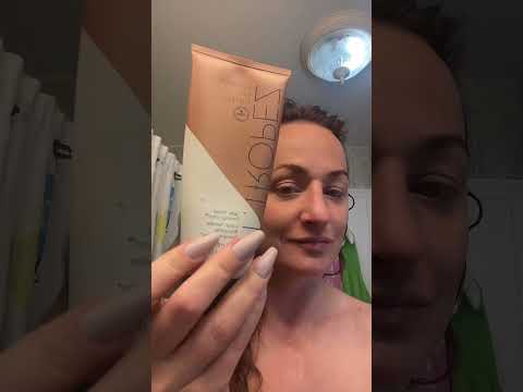 Beautiful Glow in under 10 minutes! Gradual Tan + Firming, smells delicious 🤤 #selftanner #tanning