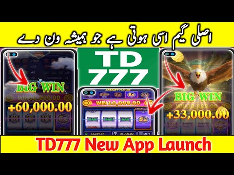TD777 Crazy 777 Slots Game Best Earning Trick Daily 30K Win Best App TD777