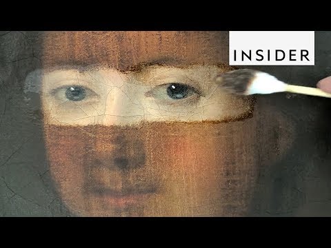 How Art Conservators Clean Paintings