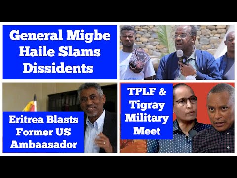 Tigray General Slams Dissidents | TPLF & Tigray Military Hold Talks |Eritrea Blasts Ex US Ambassador