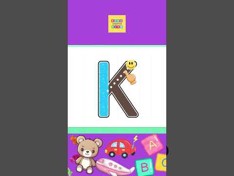 Learn how to write the Letter K #kidslearning #kids