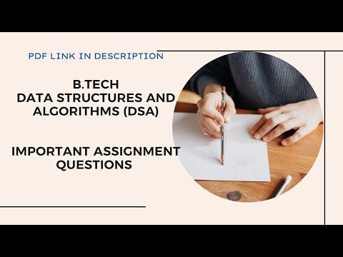 DSA Important Assignment Questions | Data Structures and Algorithms (DSA) || Handwritten Notes