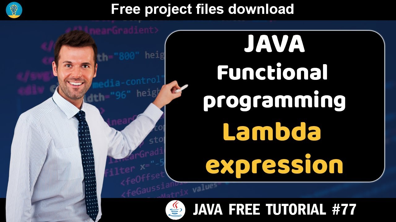 Java tutorial #77 | Functional programming - Lambda expression | Java course for beginners