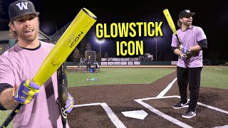 Rawlings Icon Glowstick BBCOR Baseball Bat (RBB4I3) | JustBats.com