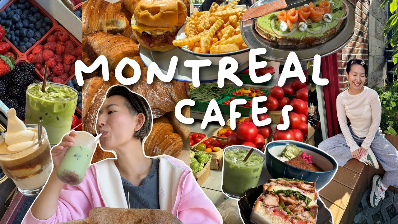 best cafes in montreal you need to try | brunch, coffee, matcha, french pastries!