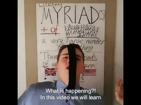 myriad(s) of [meaning]
