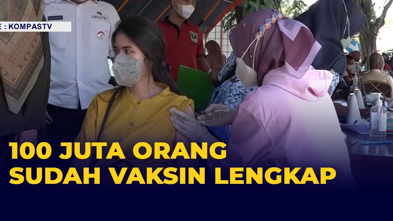 Lebih dari 100 Juta Warga Indonesia Sudah Terima 2 Dosis Vaksin