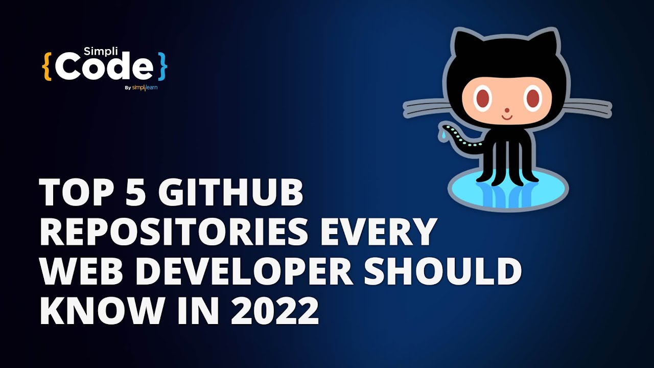 Top 5 GitHub Repositories Every Web Developer Should Know In 2022 | #Shorts | SimpliCode