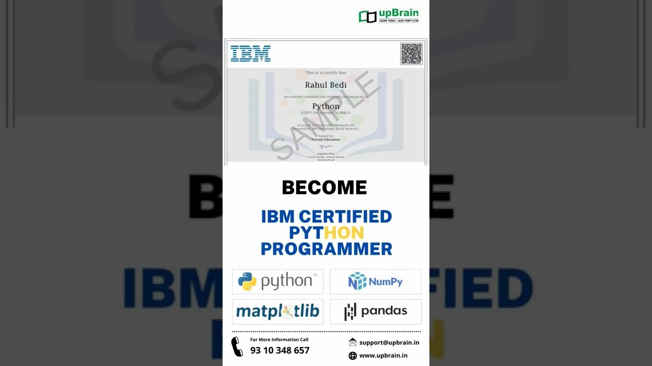 IBM Python Certification | Learn Python with Machine Learning Course