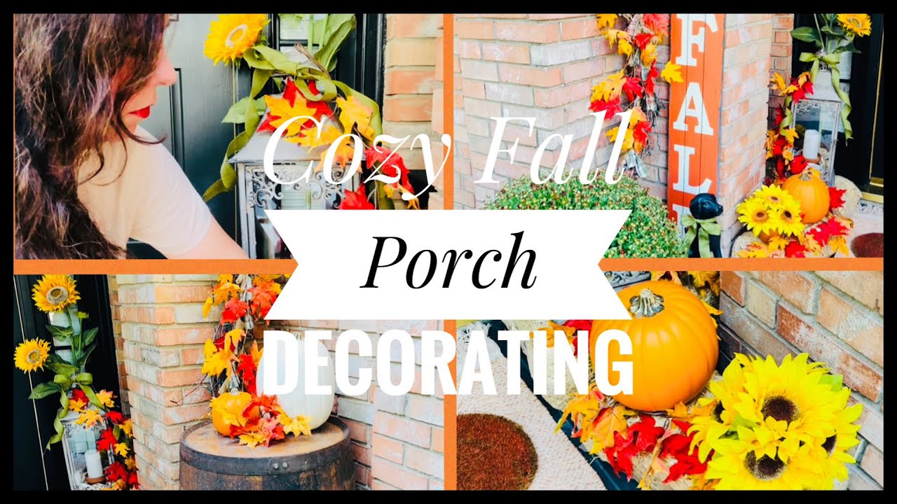 🍁 2025 Cozy Fall Porch Decorating 🍂 Make your porch feel like a Fall Hallmark movie 🍁Warm Decor 🍂