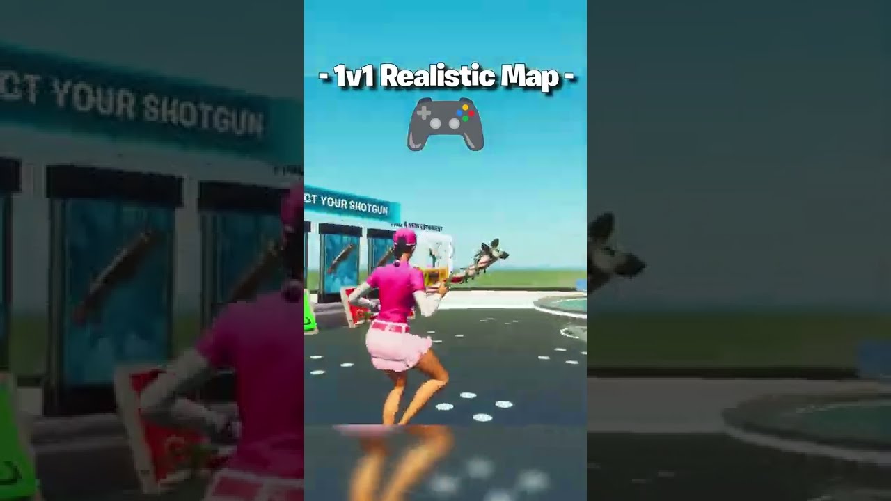 Try This NEW Fortnite 1v1 Creative Map! 🎮