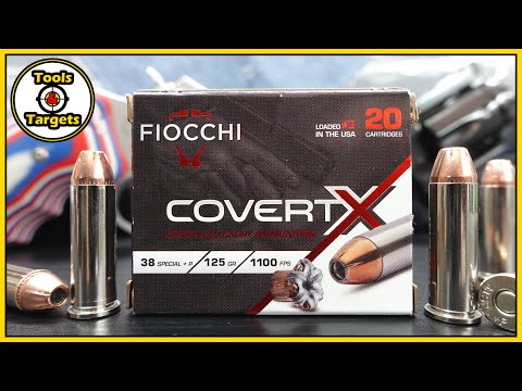 The X-Files...NEW Fiocchi Covert X .38 Special +P Self-Defense AMMO Ballistic Gel Test & Review!