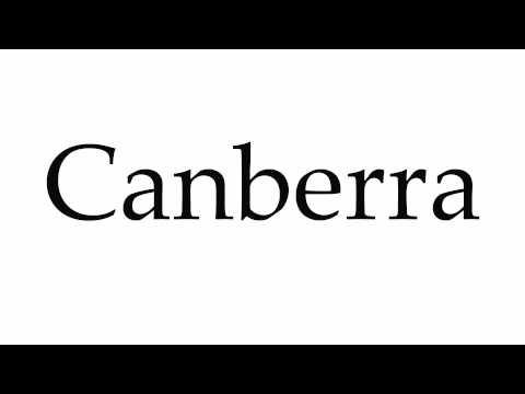 How to Pronounce Canberra