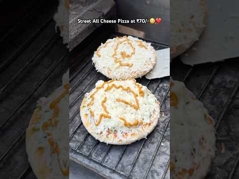Only Cheese Pizza😳❤️ at just ₹70/- #shorts #pizza #indianstreetfood