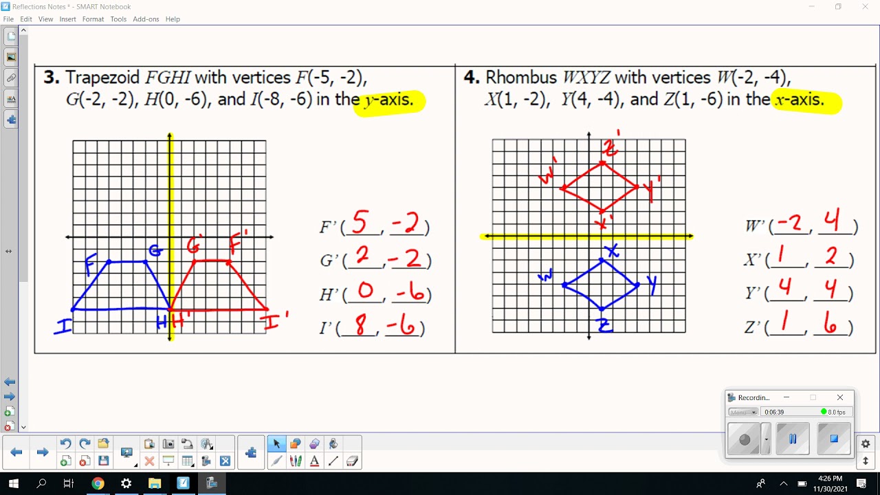 Geom Reflection Notes