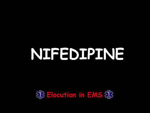 How to Pronounce Nifedipine | Paramedic | EMT | Medical Terms