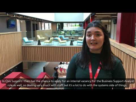 Caoilfhionn Kirk, Business Support Analyst, on her career at Queen's